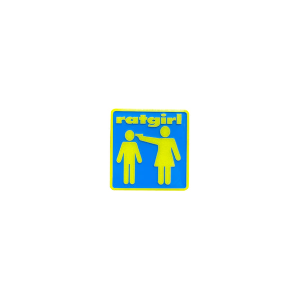 Stupid Bitch Enamel Pin Stray Rats